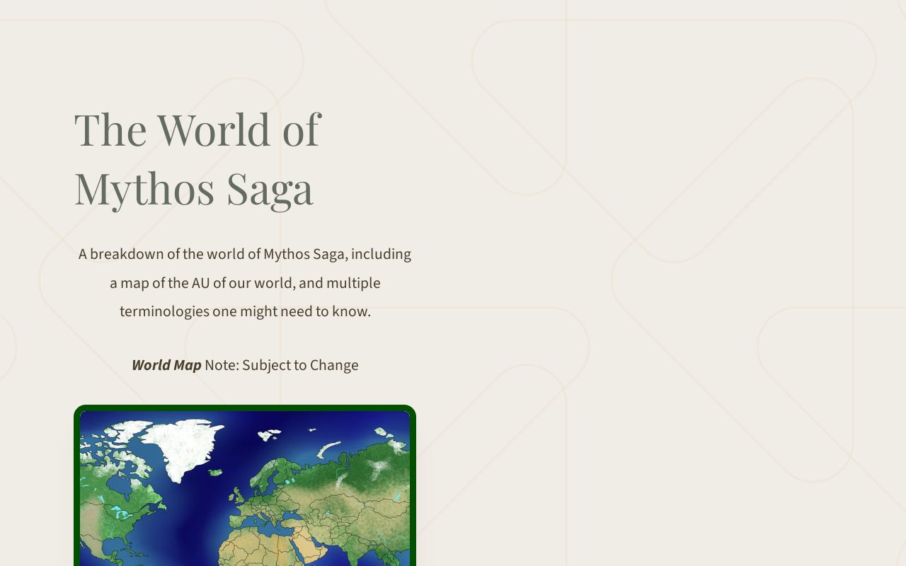 The World of Mythos Saga